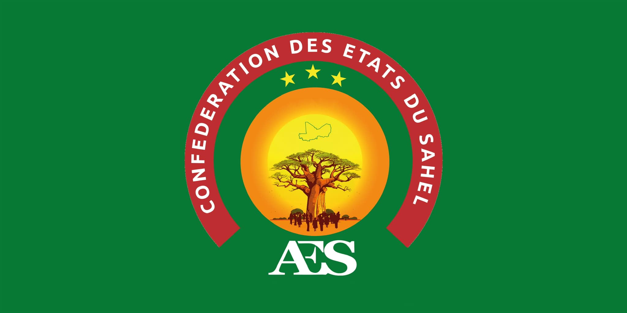 AES : lancement du drapeau de la Confédération des Etats du Sahel ...