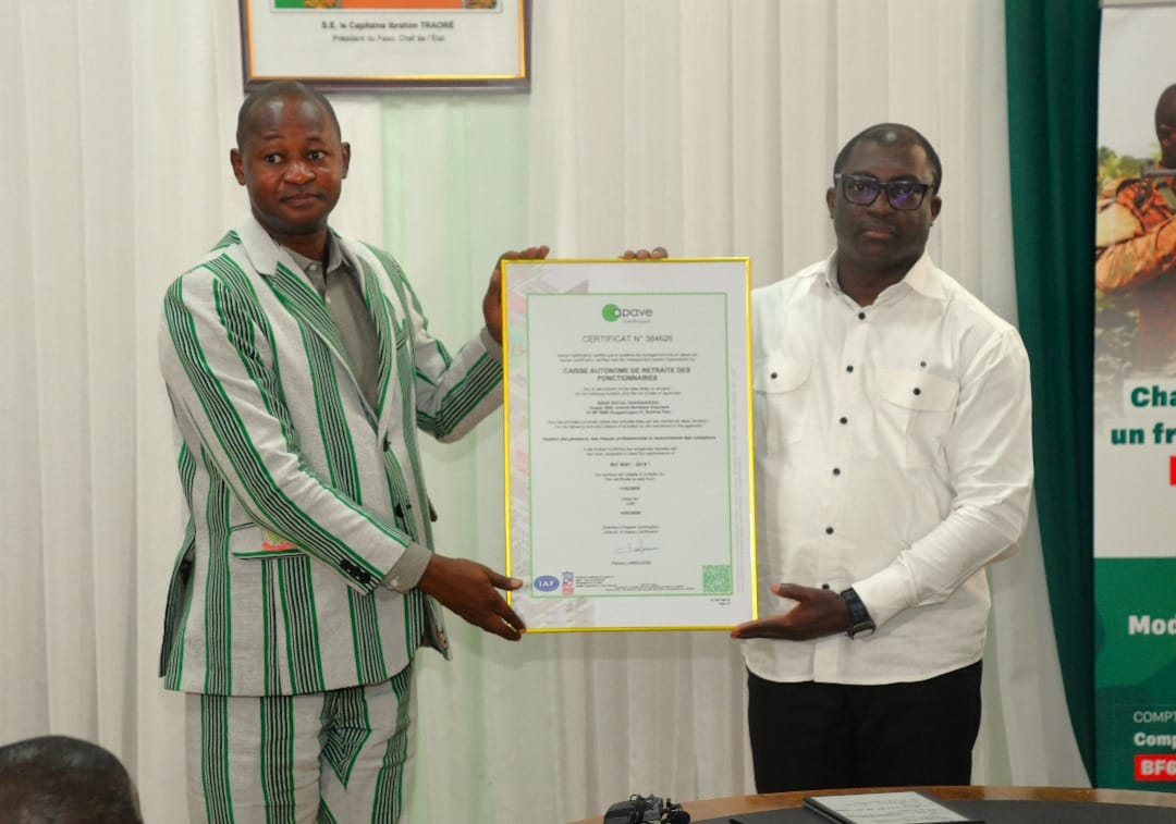 CARFO : La certification à la norme ISO 9001 version 2015 présentée au ...